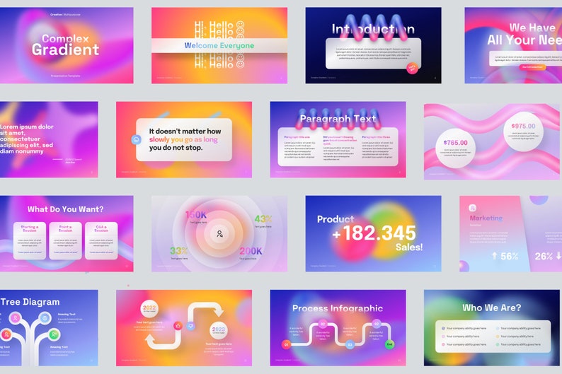 Dynamic Gradient Powerpoint Template, Visual Excellence for Modern ...