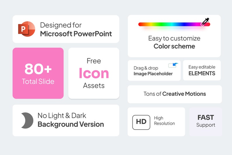 Powerpoint Template, Modern Gradient Presentation Design, Pitch Deck ...