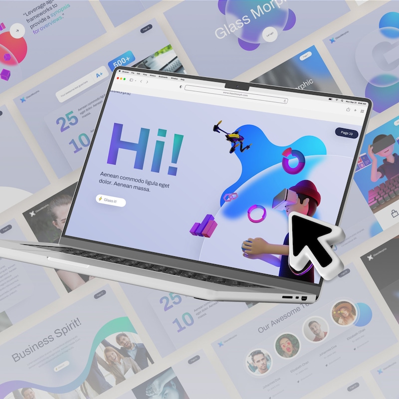 Morph Transition Template - Etsy