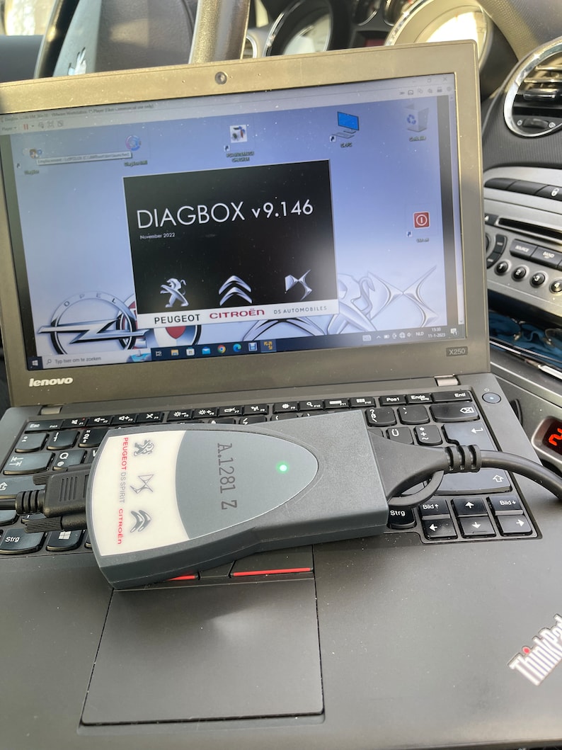 Diagbox Lexia PEUGEOT CITROEN DS and Opel Vauxhall & Diagnostic Laptop With New Software 9.146 ...