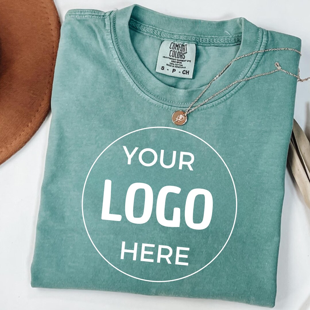 Custom Your Logo Here Shirt, Personalized Company Logo Tee, Business ...