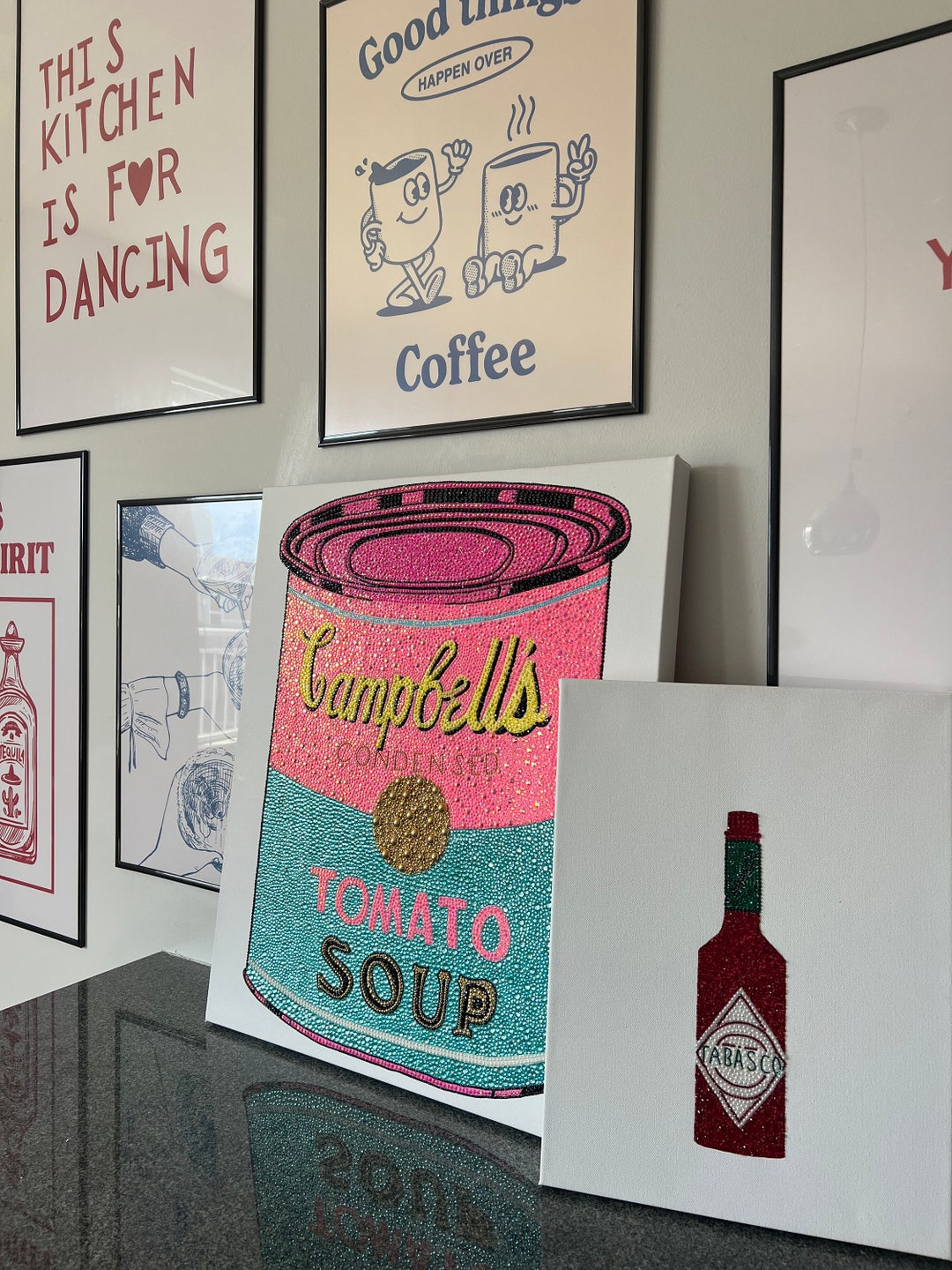 Campbells Tomato Soup Bedazzled Can - Etsy