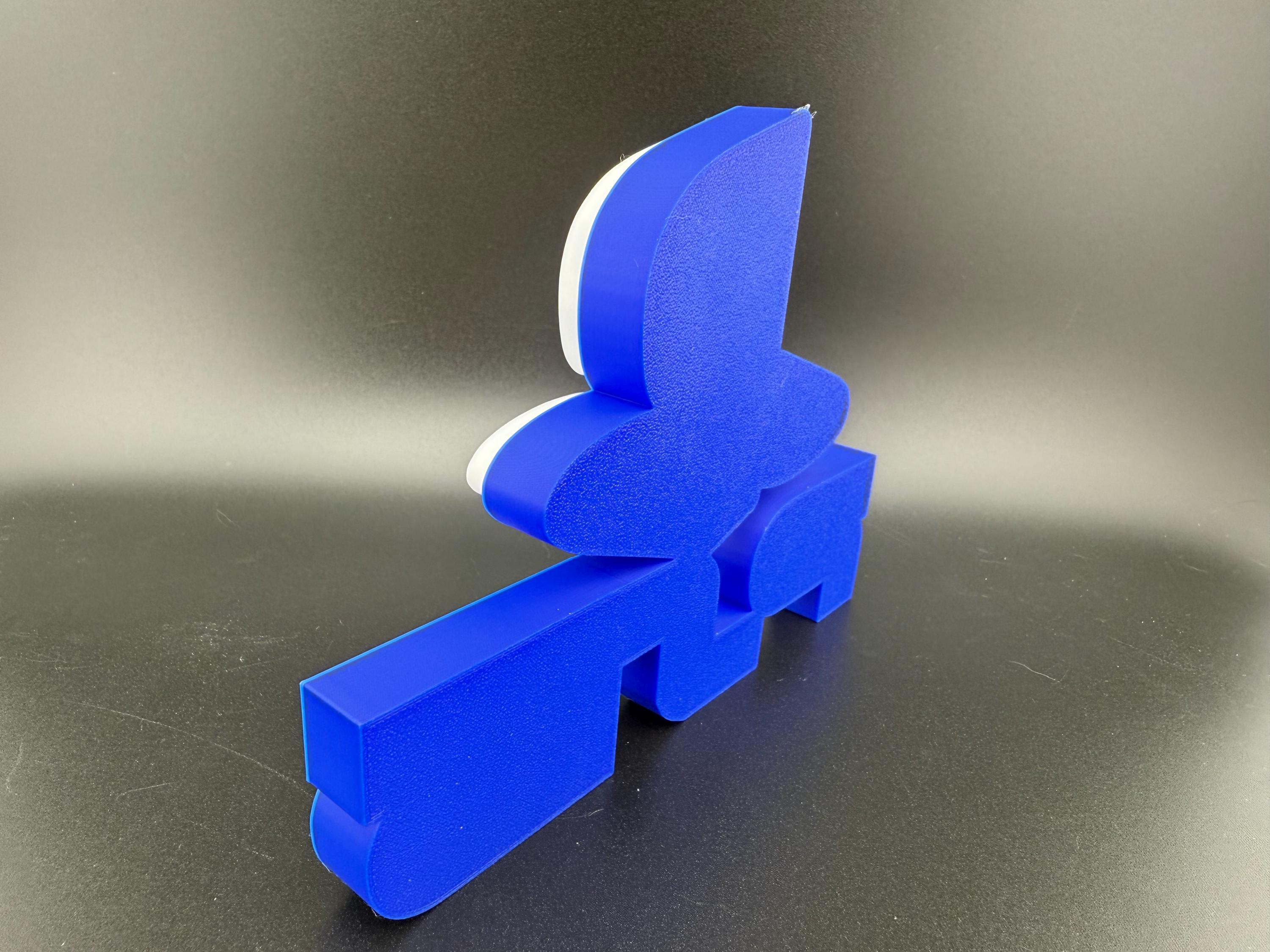 PS5 Logo 3d Printed 4.5” X 6” - Etsy