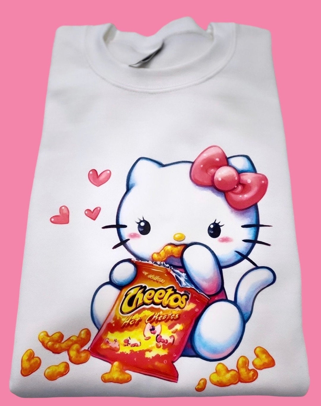 Hkitty Cheetos Sweatshirt - Etsy