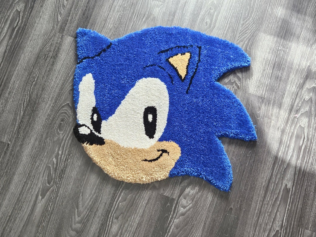 Sonic the Hedgehog Rug - Etsy
