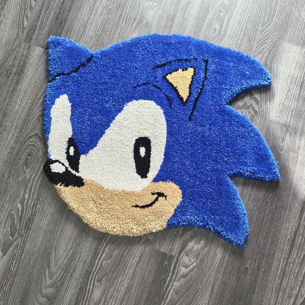 Sonic the Hedgehog Rug - Etsy