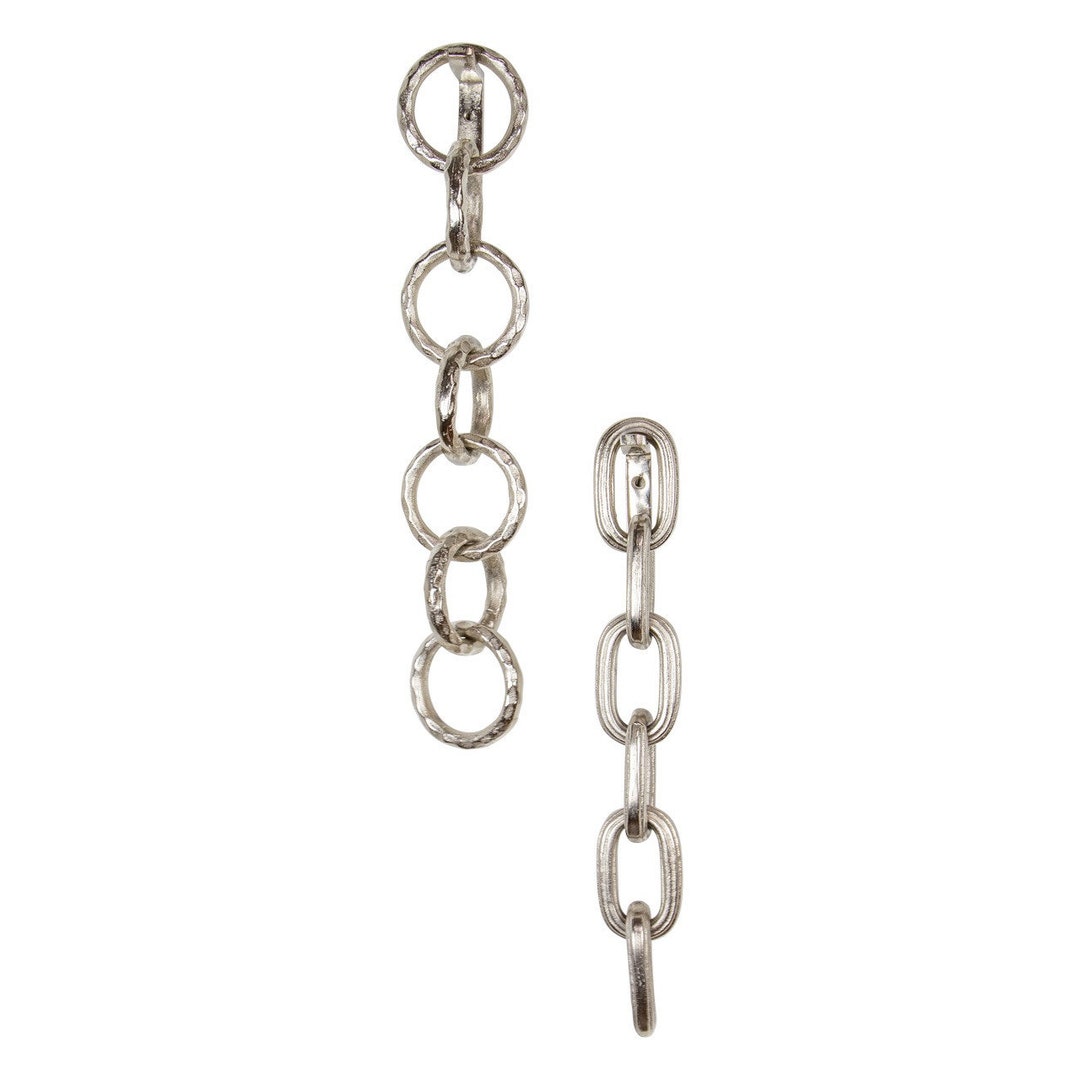 Classic Luxury Decorative Silver Wall Chains - Set of 2 - Etsy