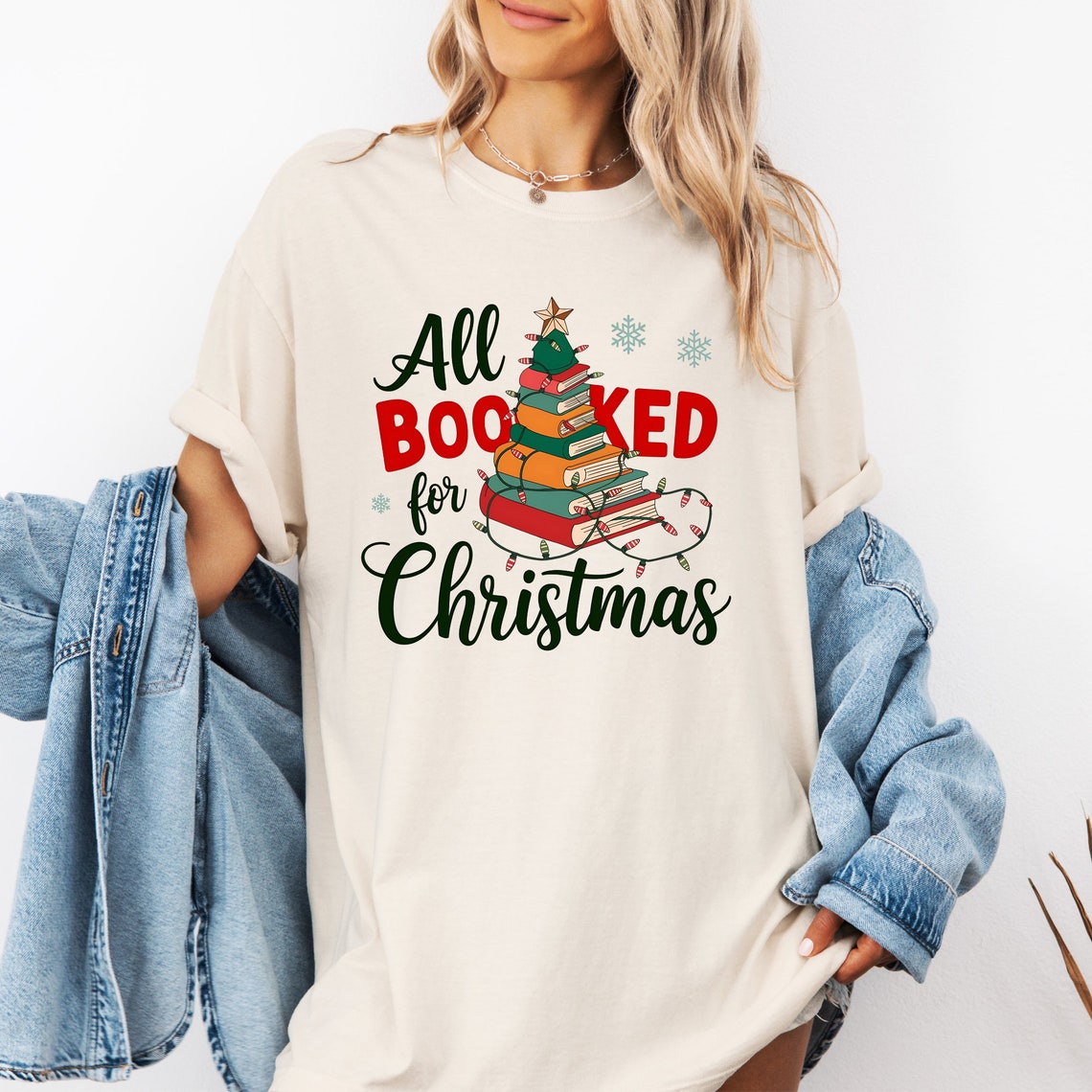 All Booked for Christmas Png, Christmas Books Png, Book Lovers Png ...