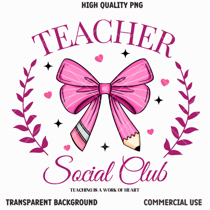 Coquette Teacher Png, Back to School Png,teacher Appreciation Gift ...