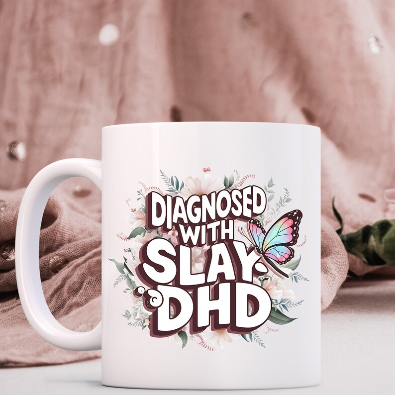 Diagnosed With Slaydhd, PNG, Mental Health, Png Bundle, Sticker Png ...