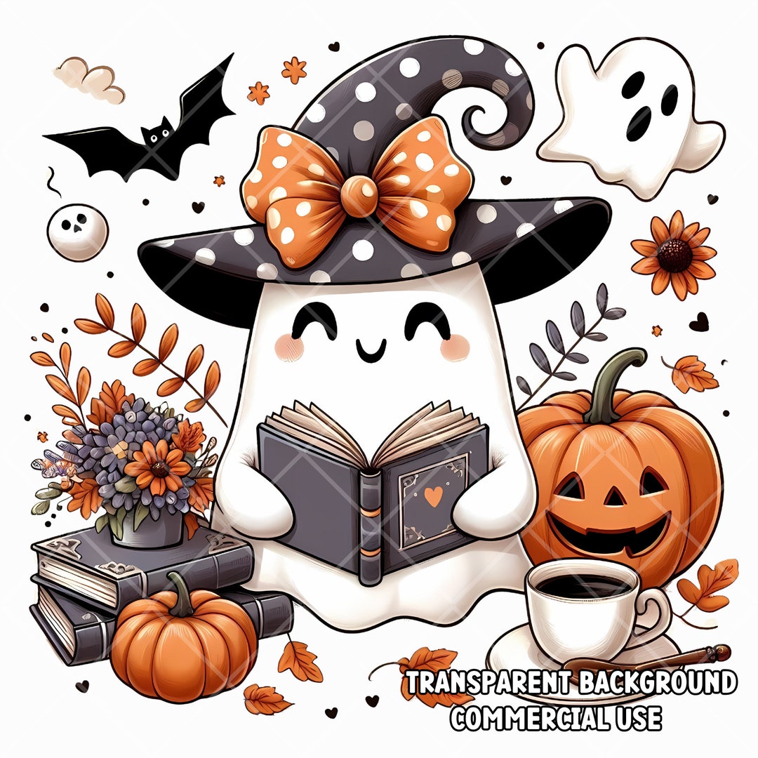 Cute Ghost, Png, Halloween Png, Ghost Png, Cute Ghost Clipart ...