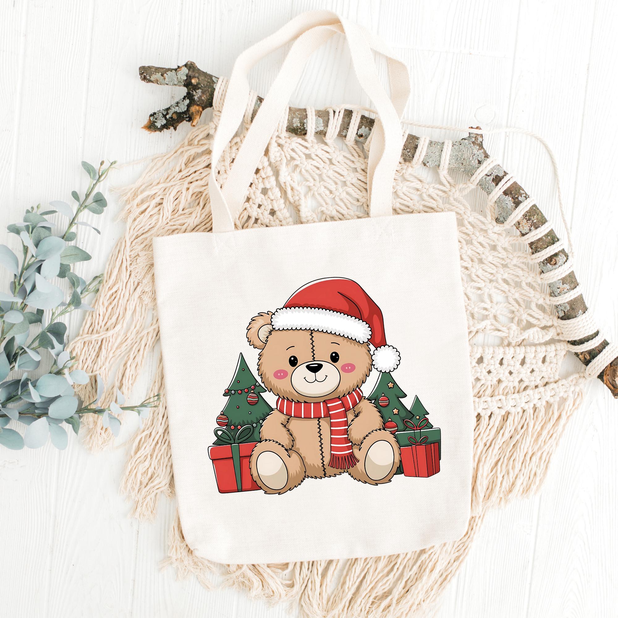 Christmas Teddy Bear Clipart, PNG Files, Xmas Bear, Baby Bear, Winter ...
