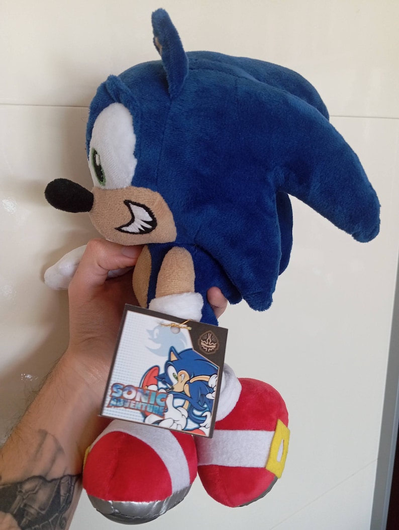 Hand Made Custom Sonic Adventure Plush Sonic - Etsy