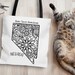 Nevada Floral Tote Bag Unique Nature-inspired Home State Pride Gift ...