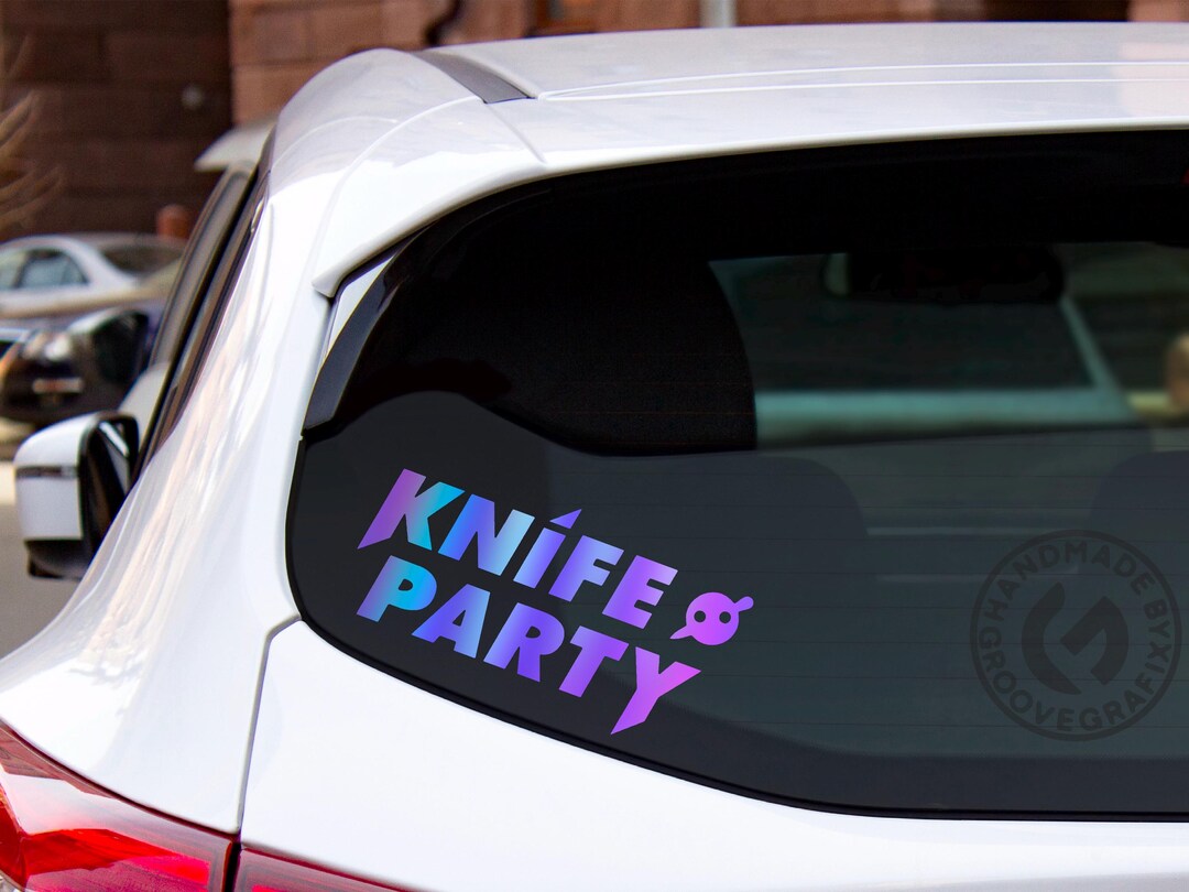 Knife Party EDM Logo Vinyl Car Laptop Custom Decal / Sticker - Etsy