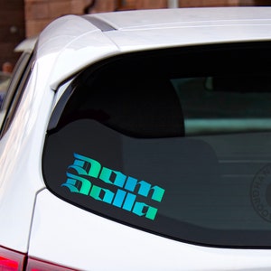 Dom Dolla EDM DJ Logo Vinyl Car Laptop Custom Decal / Sticker - Etsy