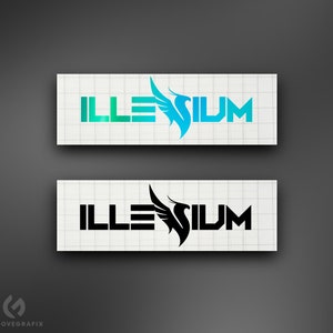 Illenium Full Text Phoenix Bird EDM DJ Logo Vinyl Car Laptop Custom ...