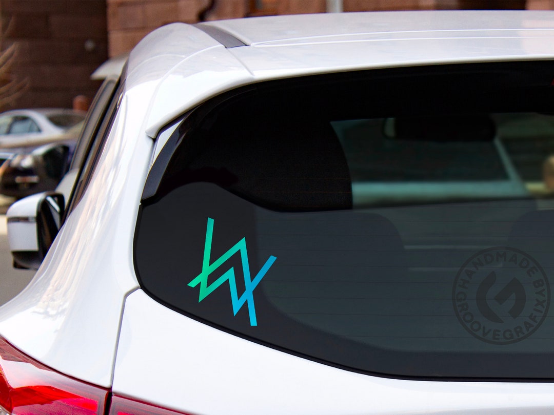 Alan Walker AW EDM DJ Logo Vinyl Car Laptop Custom Decal / Sticker - Etsy