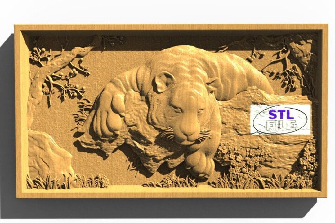 Tiger STL File - Etsy