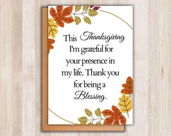 Thanksgiving Cards - Etsy