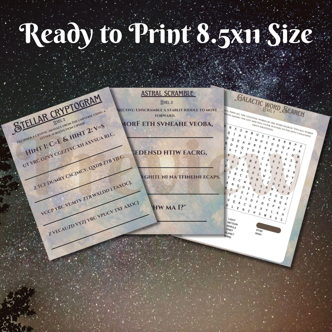 Twinkle Twinkle Little Star Gender Reveal Escape Room: Baby Boy Edition ...