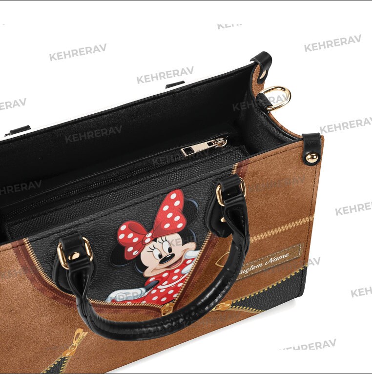 Minnie Leather bag Handbag, Minnie Women Bags Purses, Minnie Lover's ...