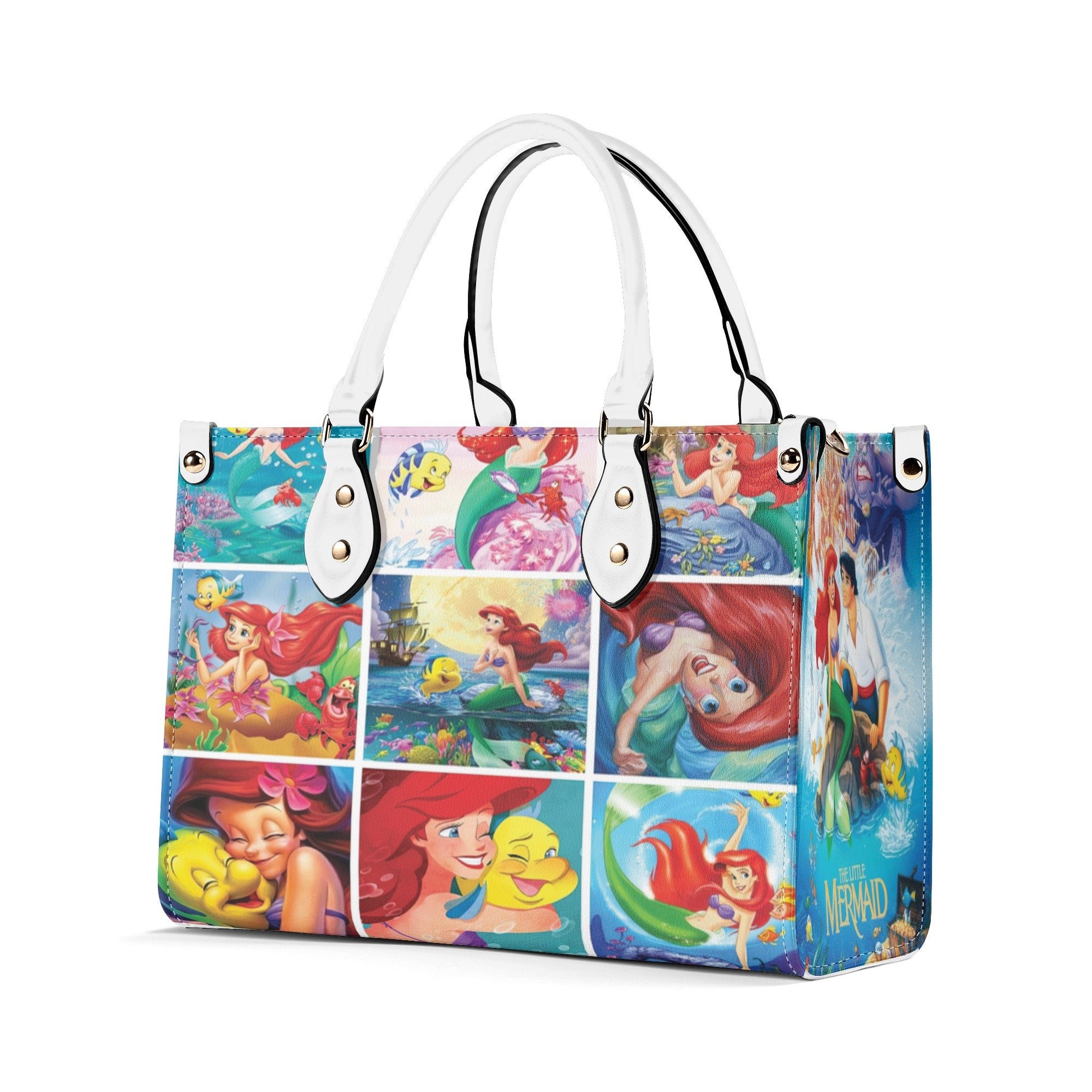 Ariel The Little Mermaid Leather bag Handbag, Ariel Women Bags Purses ...