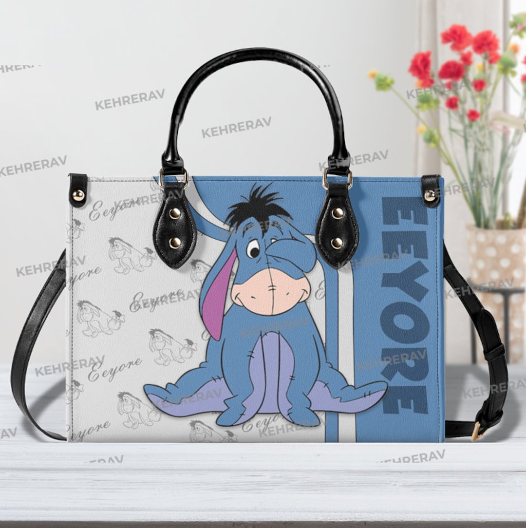 Winnie the Pooh Eeyore Leather Bag Handbag, Eeyore Women Bags Purses ...