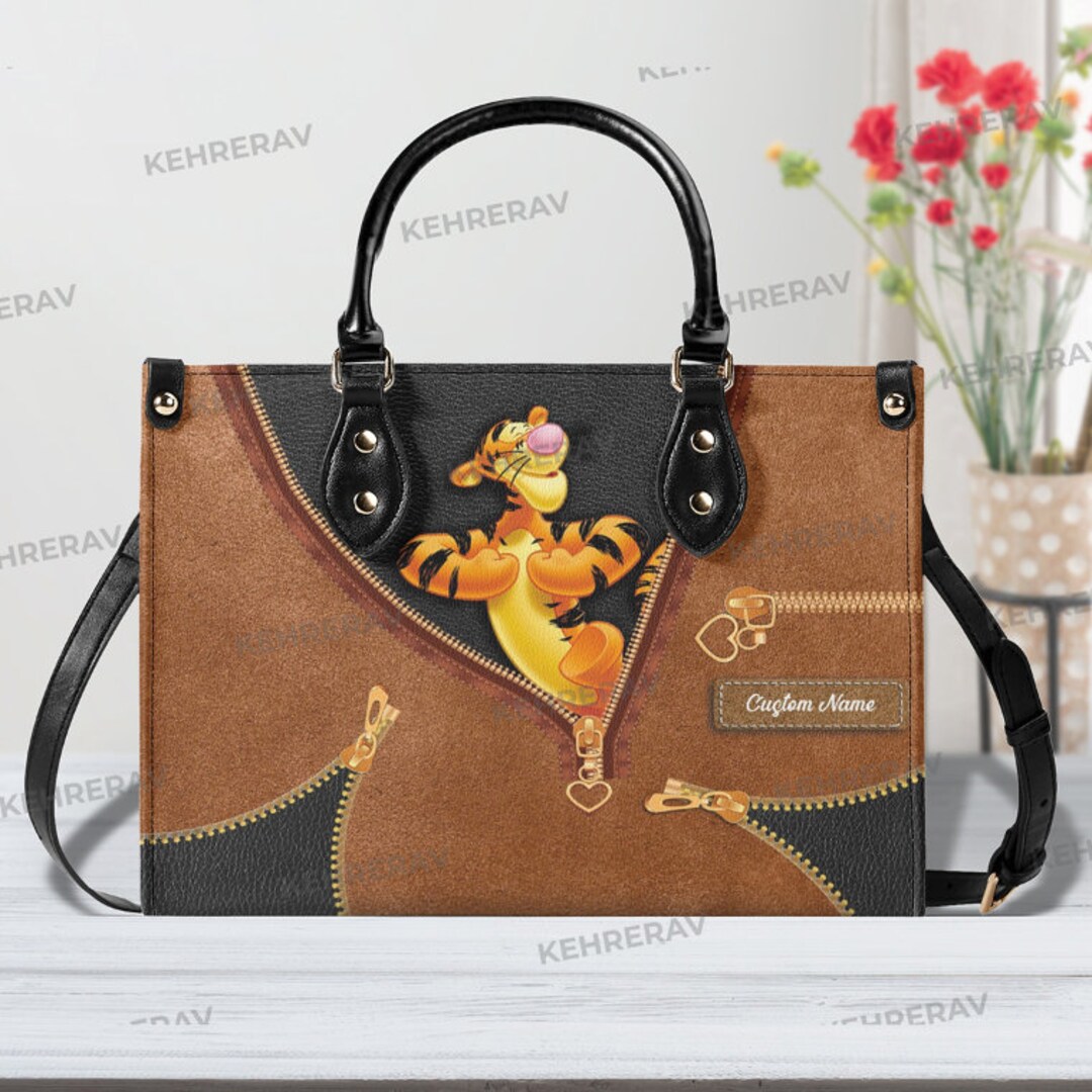 Tigger Winnie the Pooh Leather Bag Handbag, Tigger Women Bags Purses ...