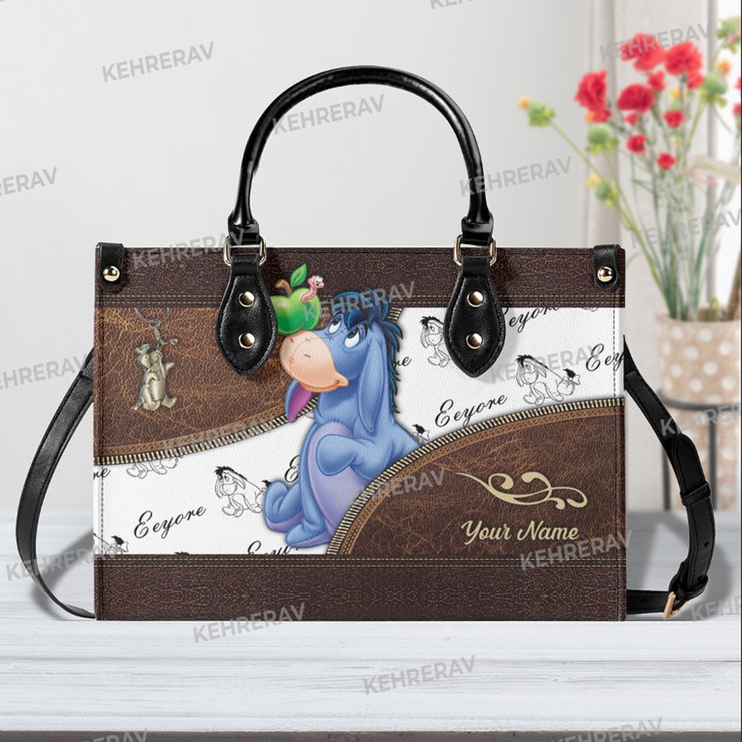 Eeyore Winnie the Pooh Leather Handbag, Eeyore Women Bags Purses ...