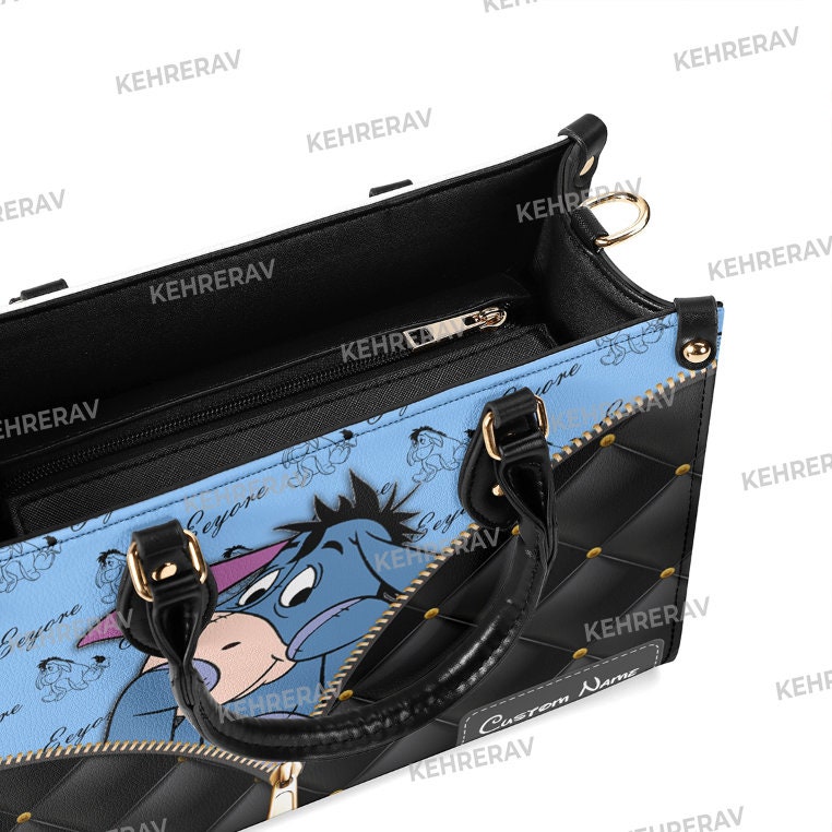 Winnie The Pooh Eeyore Leather Handbag, Eeyore Women Bags Purses ...