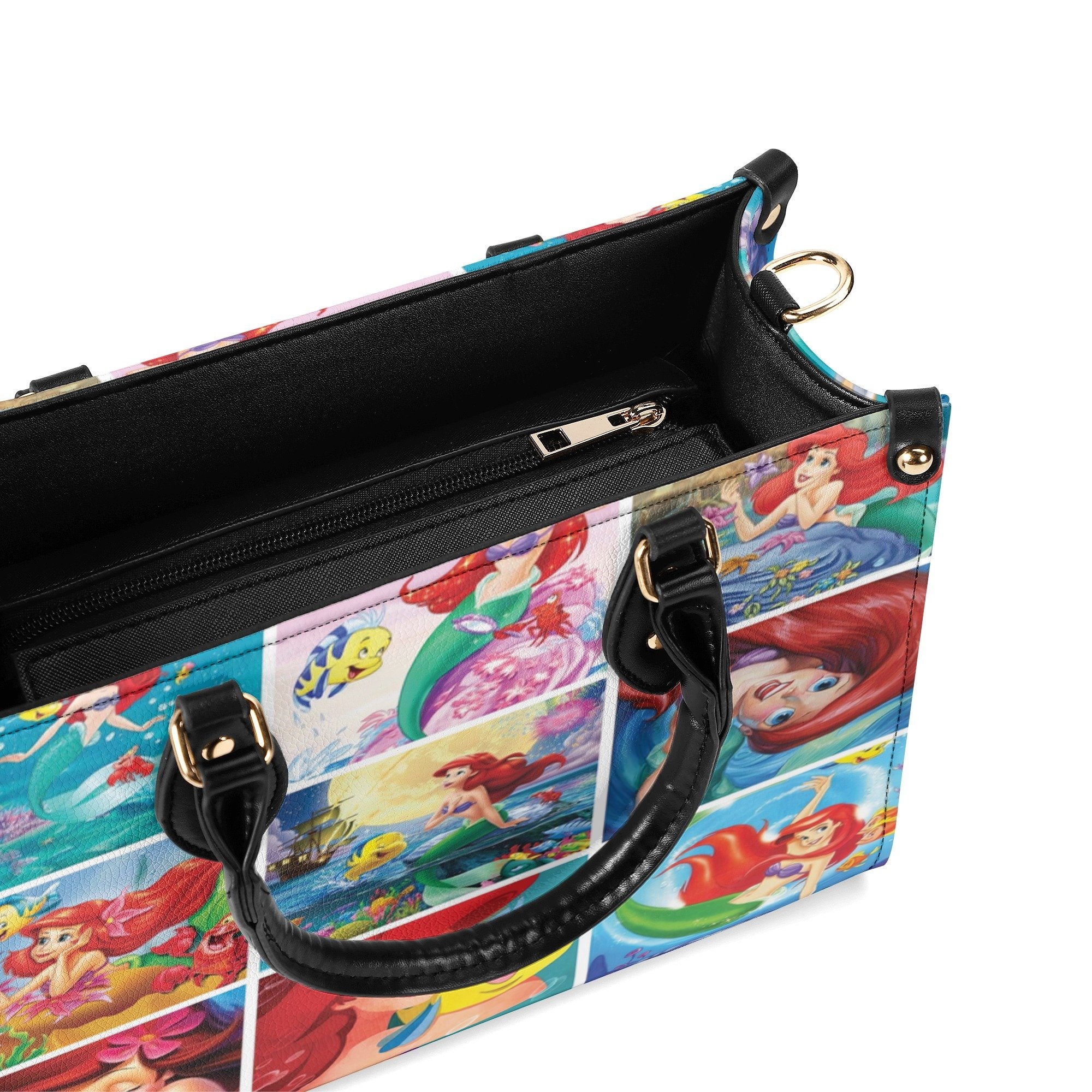 Ariel The Little Mermaid Leather bag Handbag, Ariel Women Bags Purses ...