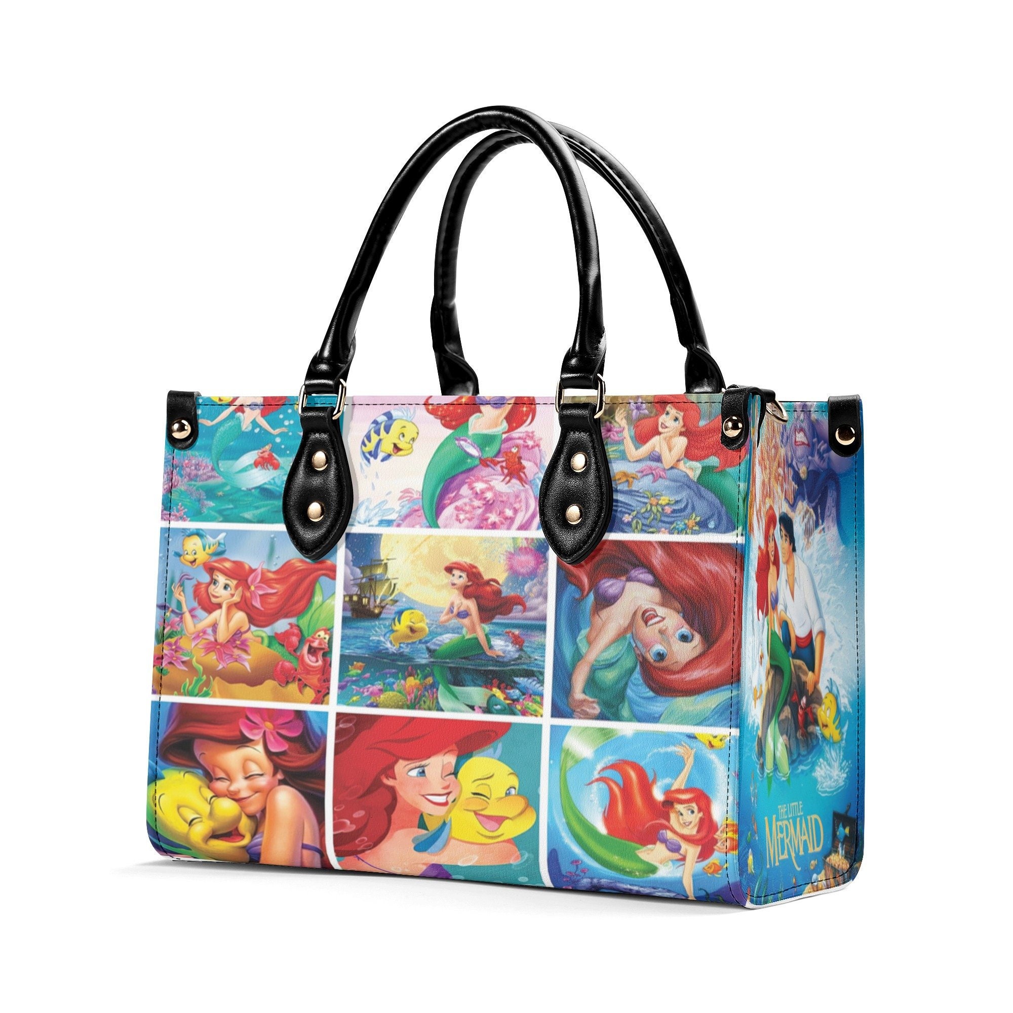 Ariel The Little Mermaid Leather bag Handbag, Ariel Women Bags Purses ...