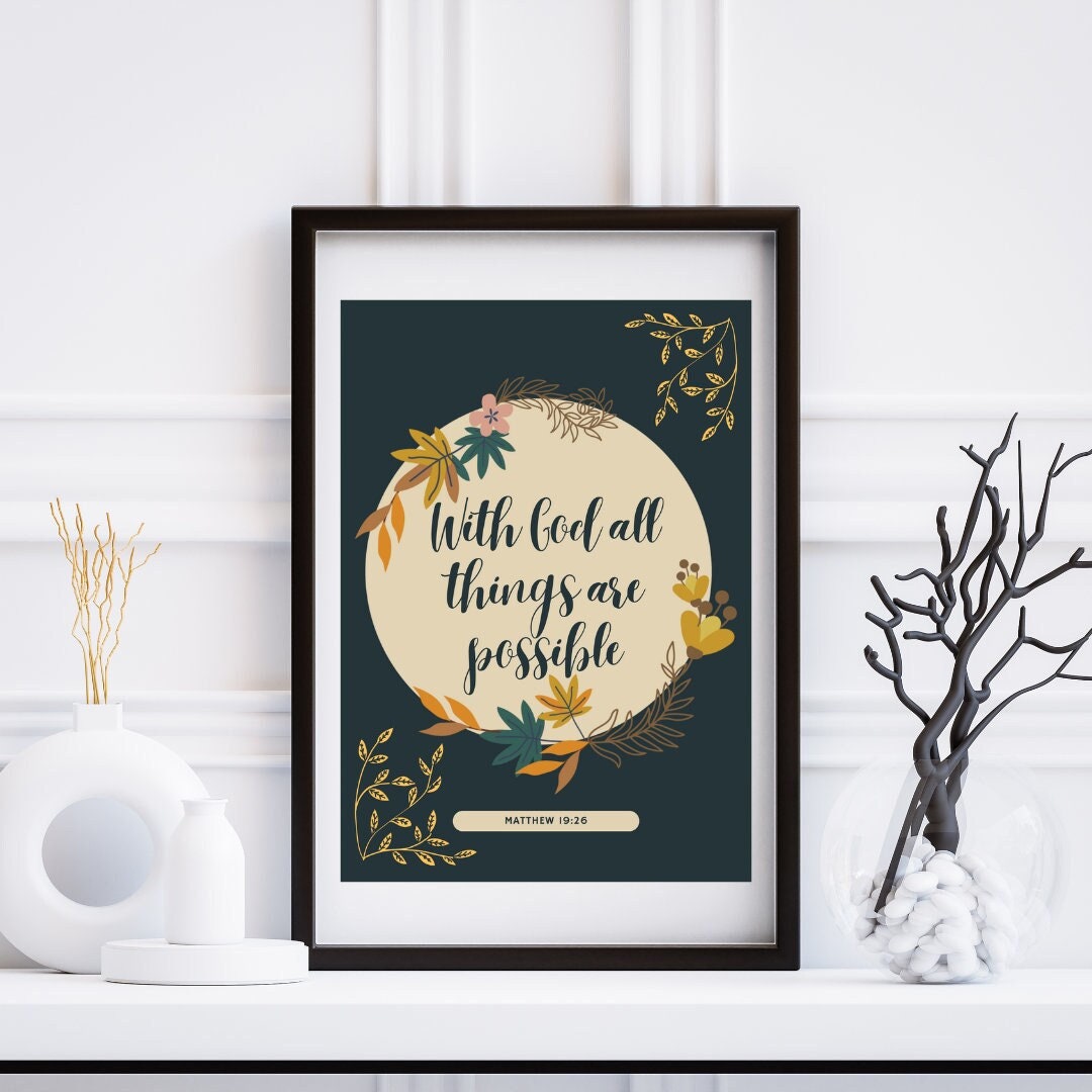 Faith Art, God Inspired Art, Spiritual Print, Christian Decor, Sacred ...