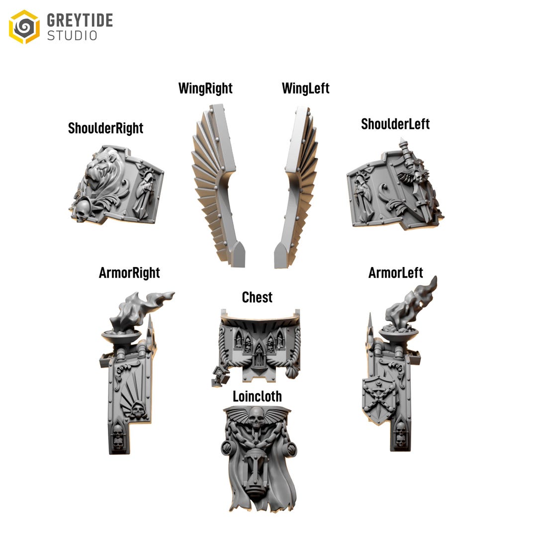 Eternal Pilgrim – Ancient Armor Upgrade Kit | Dark Fantasy Medieval ...