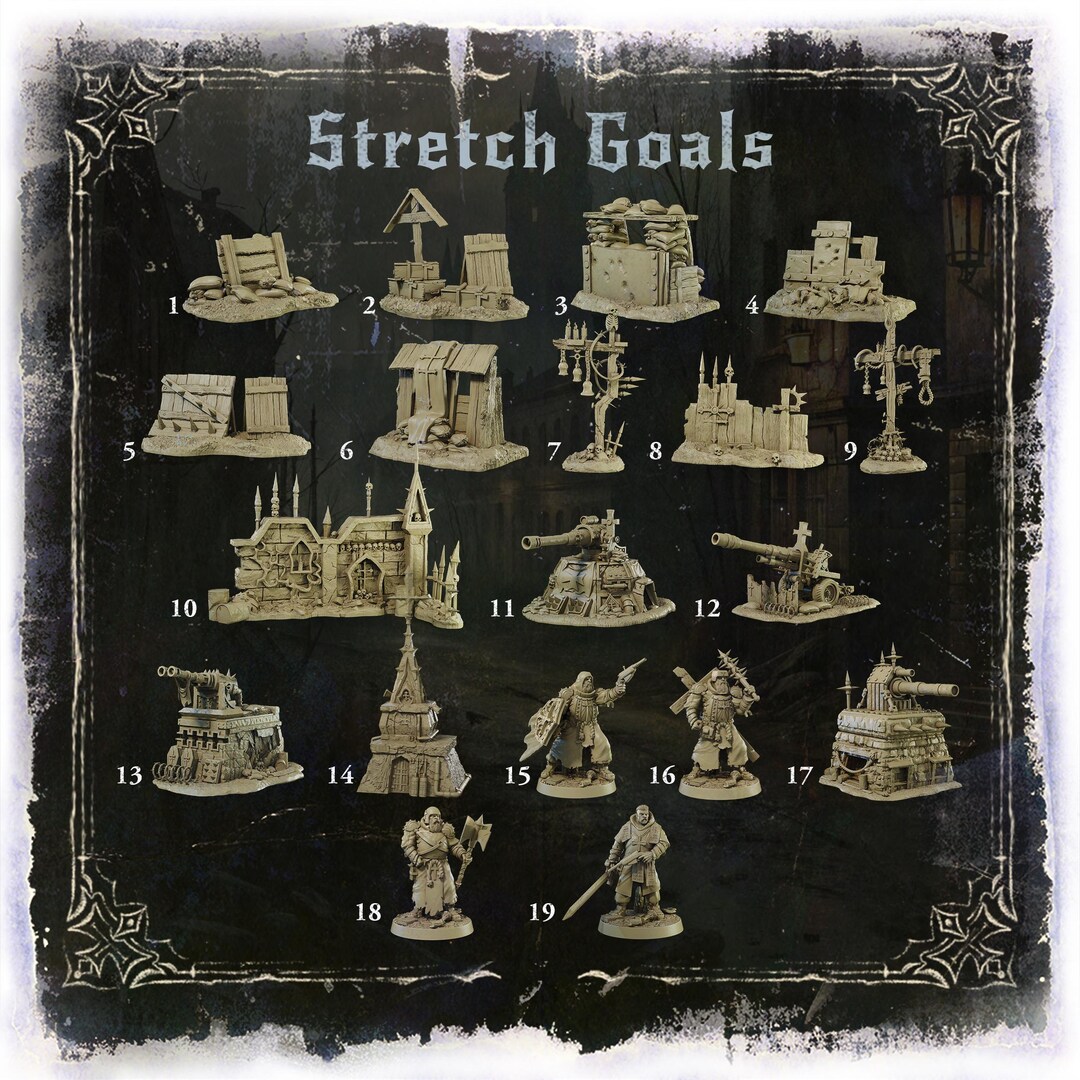 Trench Fortification Set - Solgood Creations - Etsy