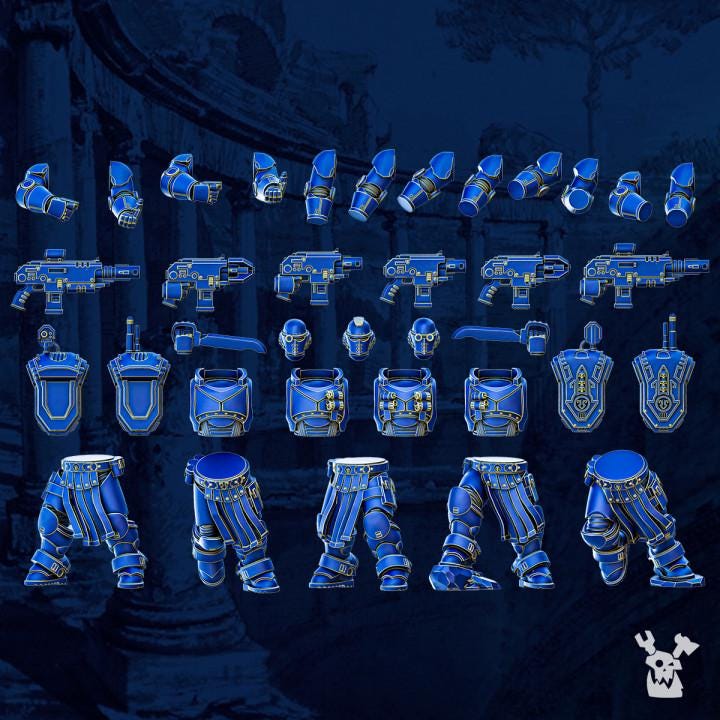 Legio Prima Victrix Infantry Set – Heavy, Standard & Light Troops ...