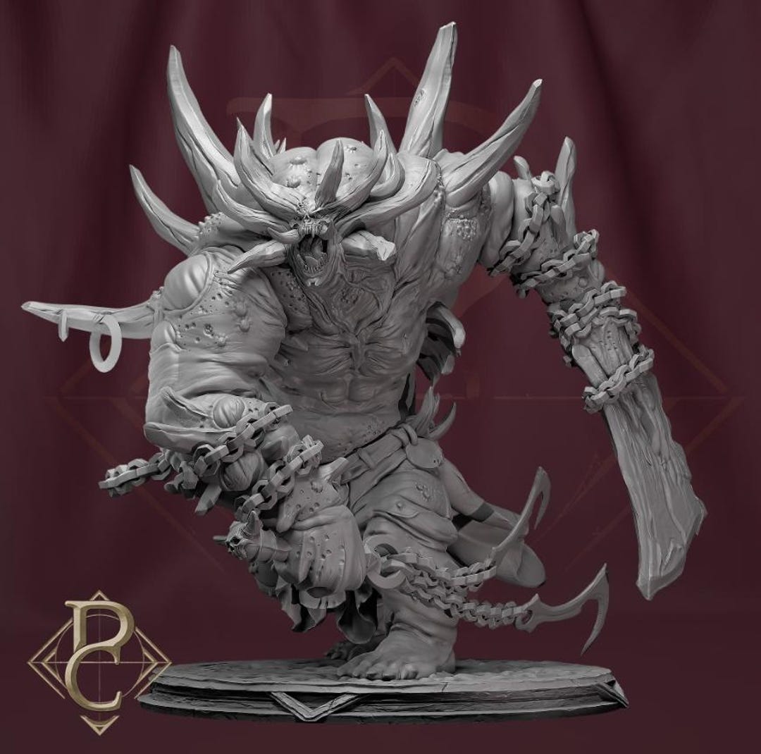Abomination | Dark Fantasy Monster Art | Grimdark Creature Illustration ...