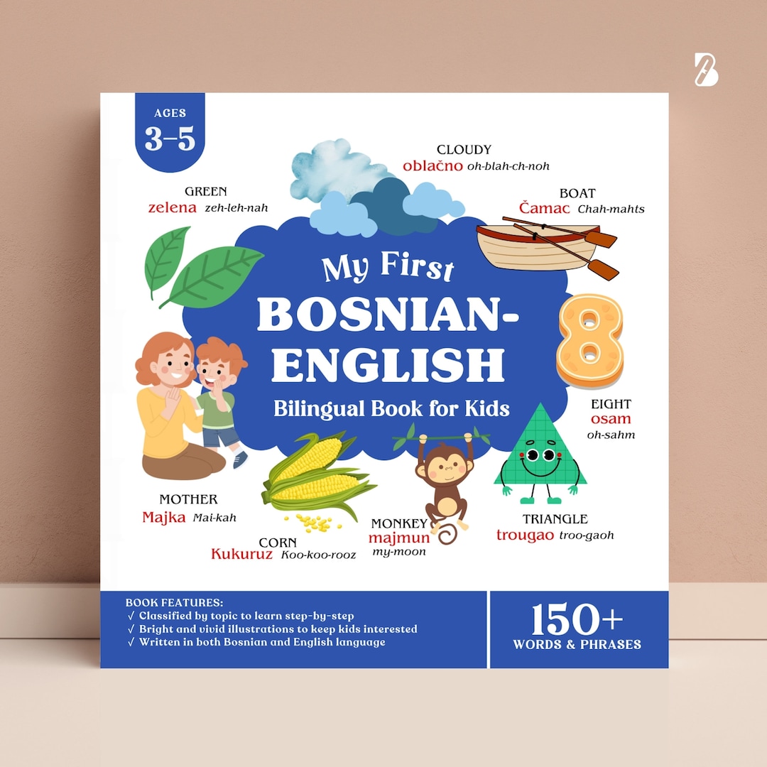 My First Bosnian Book | Bilingual Bosnian-english Book for Kids | Learn ...
