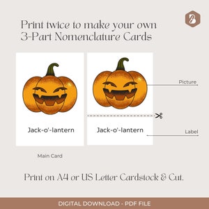 Halloween Vocabulary 32 Flashcards | Halloween Nomenclature Flashcards ...
