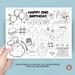 Printable Jollibee Birthday Coloring Placemat Personalized Jollibee ...