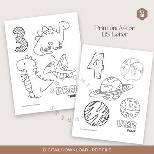 German Coloring Bundle (185+ Pages) German English Coloring Pages ...