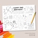 Printable Jollibee Birthday Coloring Placemat Personalized Jollibee ...