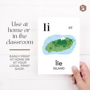 French Alphabet (26 Cards) Flashcards | French Flashcards Alphabets ...