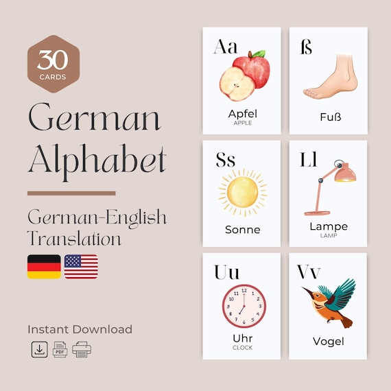German Word Alphabet