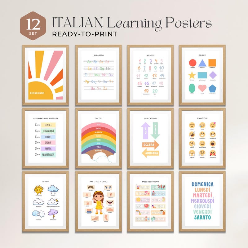 Italian Classroom - Etsy