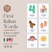 First Arabic Words Flashcards (72 Cards) W/ English Translation ...