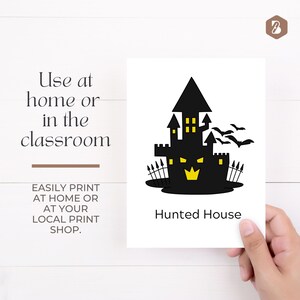 Halloween Vocabulary 32 Flashcards | Halloween Nomenclature Flashcards ...
