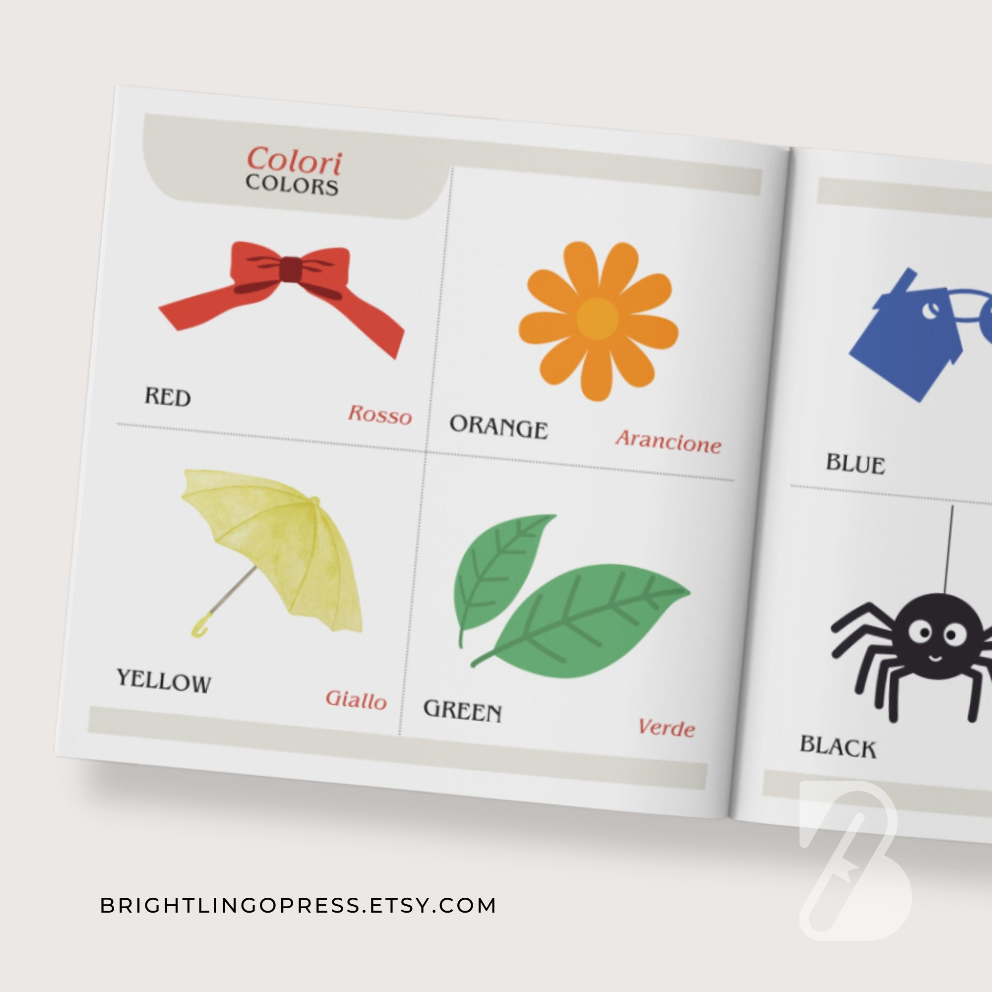 My First Italian Book 150 Words Italian English Book for Bilingual Kids ...