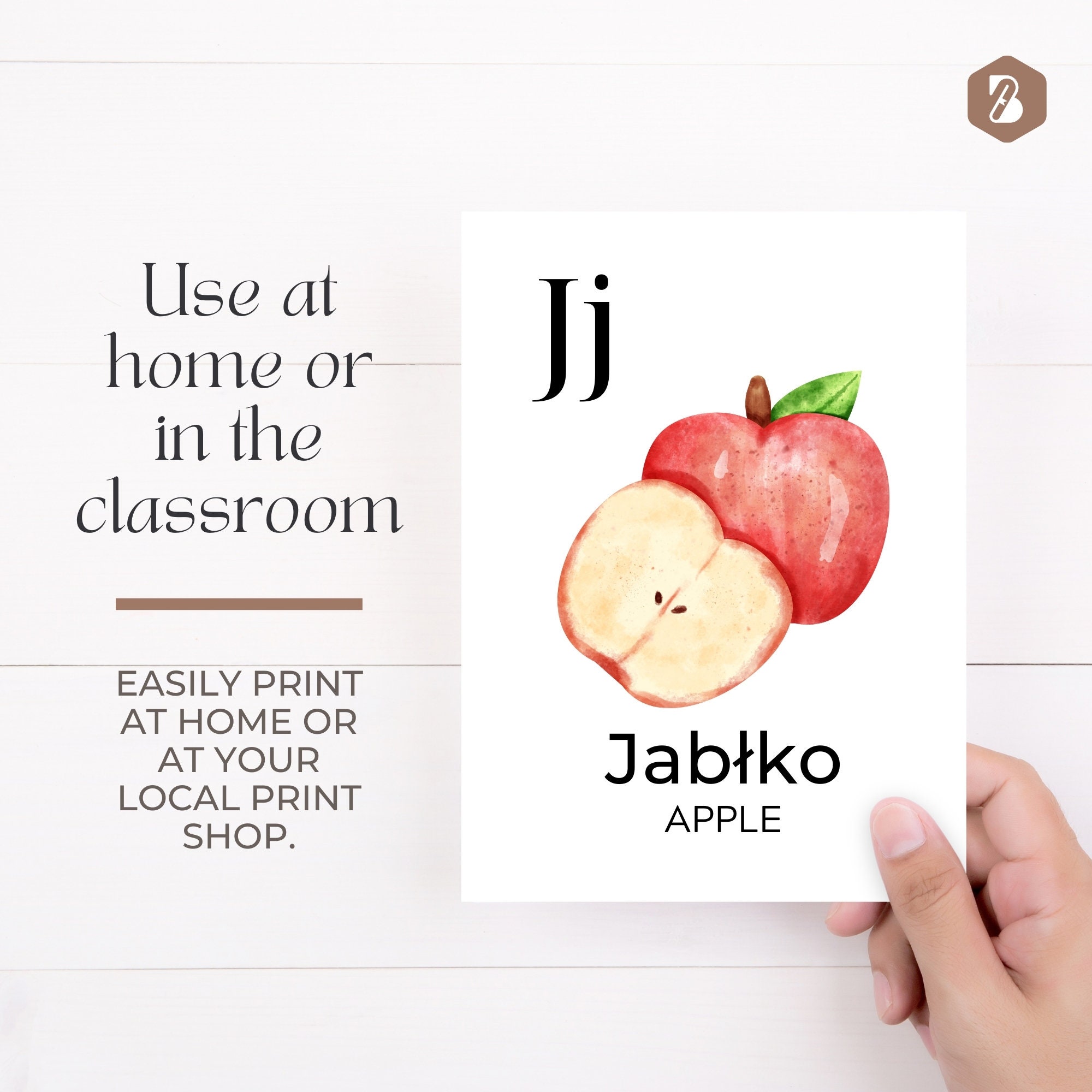 Polish Alphabet 32 Cards Flashcards Polish Flashcards Alphabets With ...